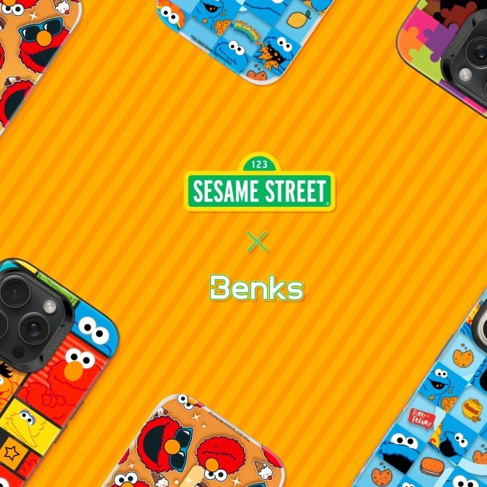 Jual Benks X Sesame Street Collaboration Case for iPhone 15 Series ...