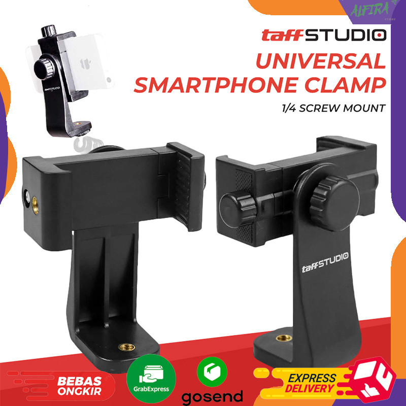 Jual Holder U / Tripod U / Universal Smartphone Clamp 1/4 Screw Mount ...