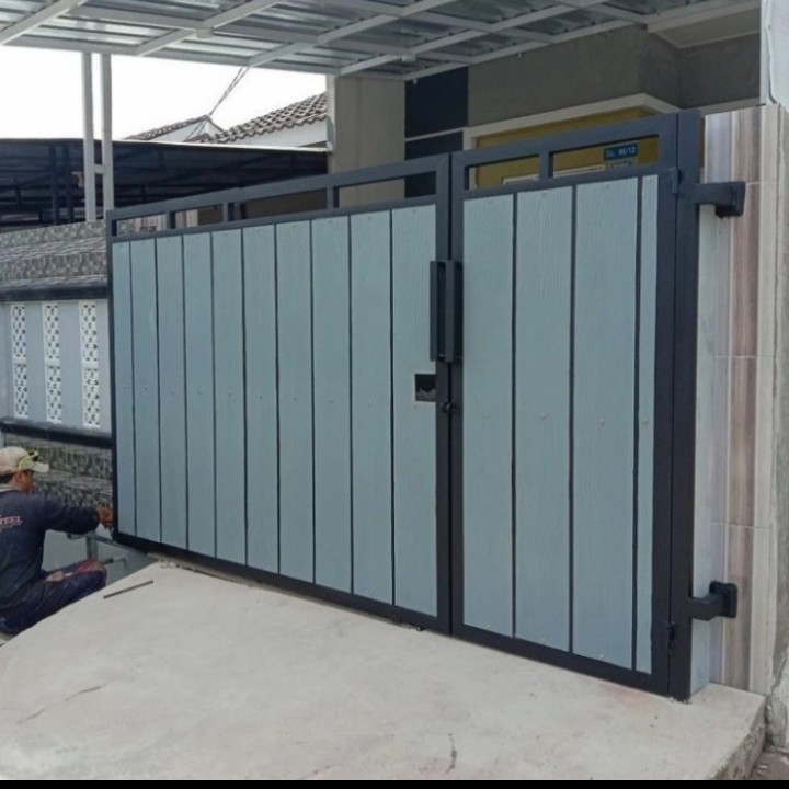 Jual pagar grc motif kayu | Shopee Indonesia