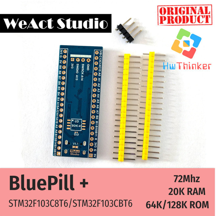 Jual WeAct Studio BluePill+ BluePill Plus STM32F103C8T6 / STM32F103CBT6 ... Jual WeAct Studio BluePill+ BluePill Plus STM32F103C8T6 / STM32F103CBT6 ...
