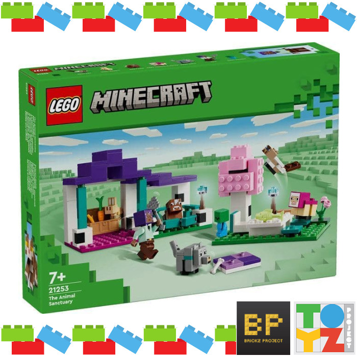 Jual Lego 21253 Minecraft - The Animal Sanctuary | Shopee Indonesia