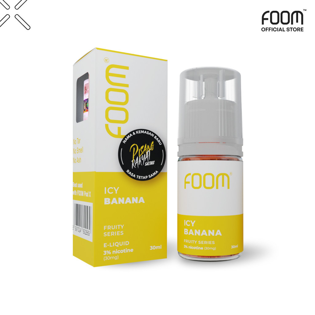 Jual Liquid Icy Banana FOOM 30 ml | Shopee Indonesia