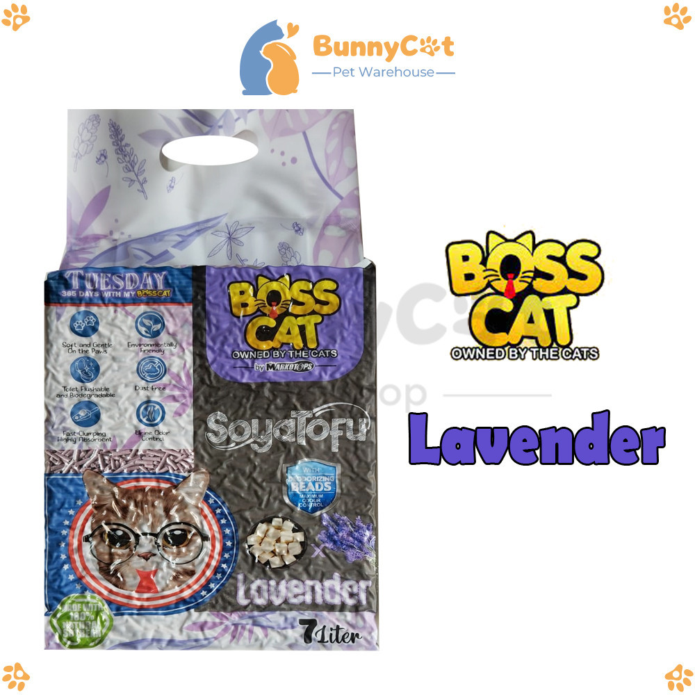 Jual BOSSCAT Tofu Soya 7L Boss Cat Pasir Kucing Tofu Soya 7 Litter ...