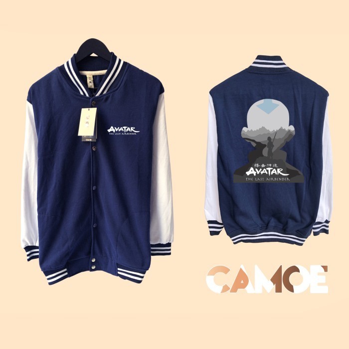 Jual Jaket Varsity Avatar The Last Airbender Aang | Shopee Indonesia
