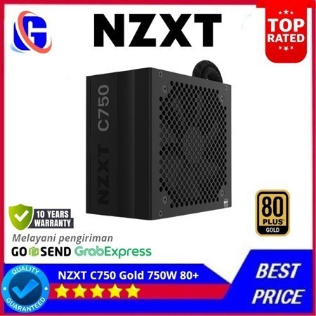 Jual NZXT C750 Bronze - 750W 80 Plus Bronze Non-Modular ATX PSU | Shopee Indonesia