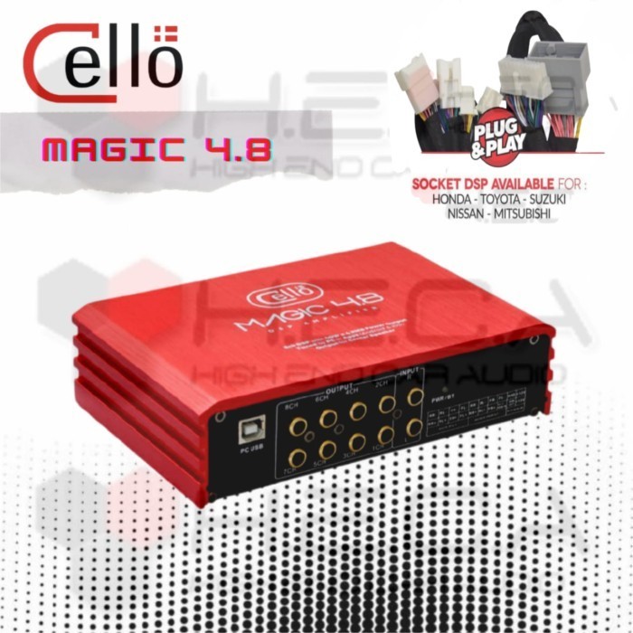 Jual Cello MAGIC 4.8 DSP Processor Amplifier Prosesor Equalizer 8ch ...