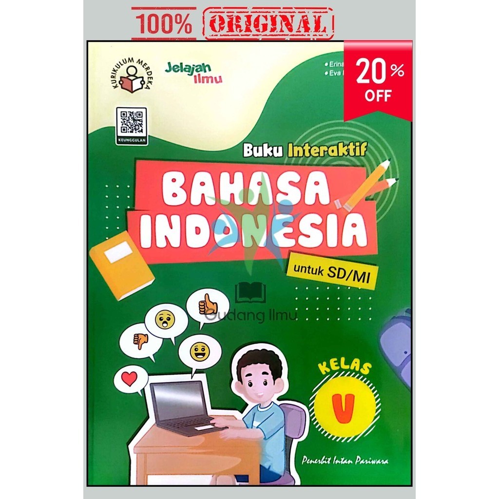 Jual Buku Interaktif Bahasa Indonesia SD/MI Kelas 5 Semester 1&2 Kurikulum Merdeka Intan ...