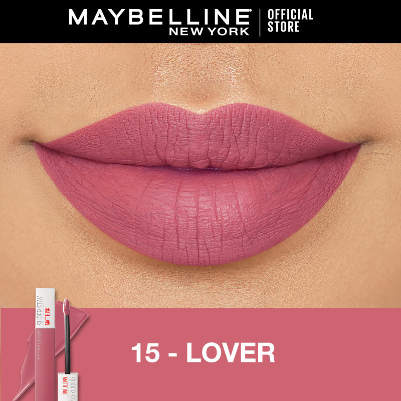 Jual MAYBELLINE OFFICIAL Superstay Matte Ink Liquid Long Lasting Waterproof Matte Lipstick ...