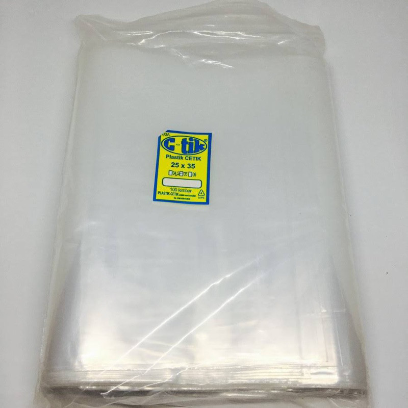 Jual PPS - Plastik Klip Cetik 25x35 Kantong Plastik / Kemasan Bungkus ...