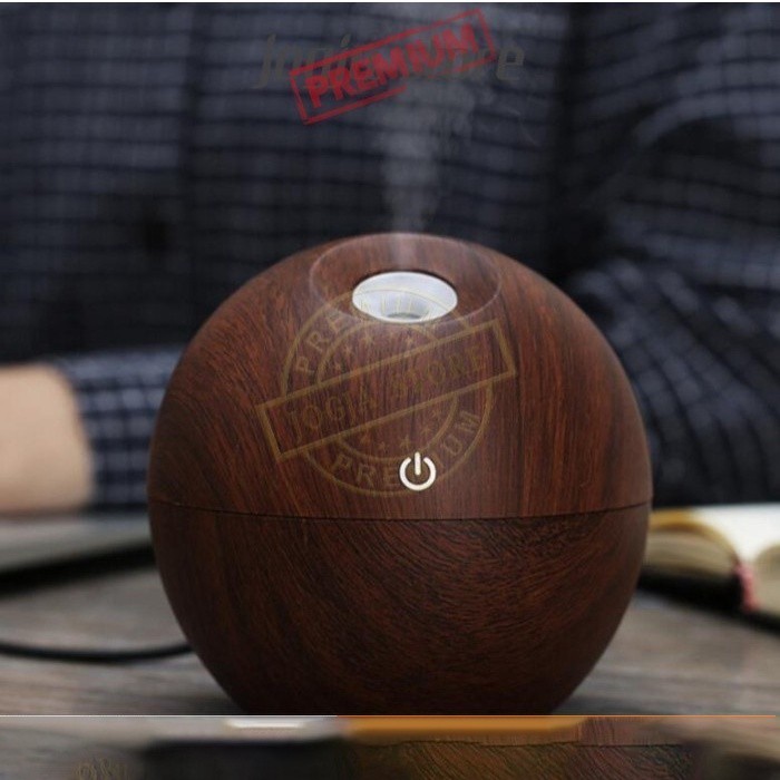 Jual Difuser Car Mini Aromatherapy Air Humidifier Mobil Desain Kayu ...