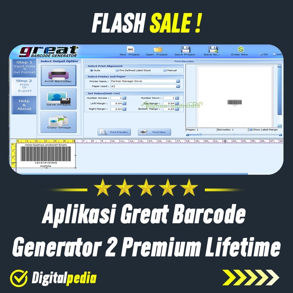 Jual Aplikasi Great Barcode Generator 2 Premium Lifetime Full Version ...