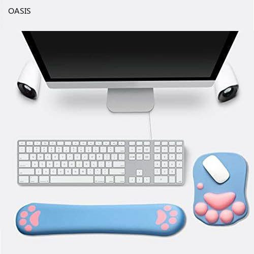 Jual Alas Mouse Katun Memori Alas Keyboard Penyangga Tangan Pelindung ...