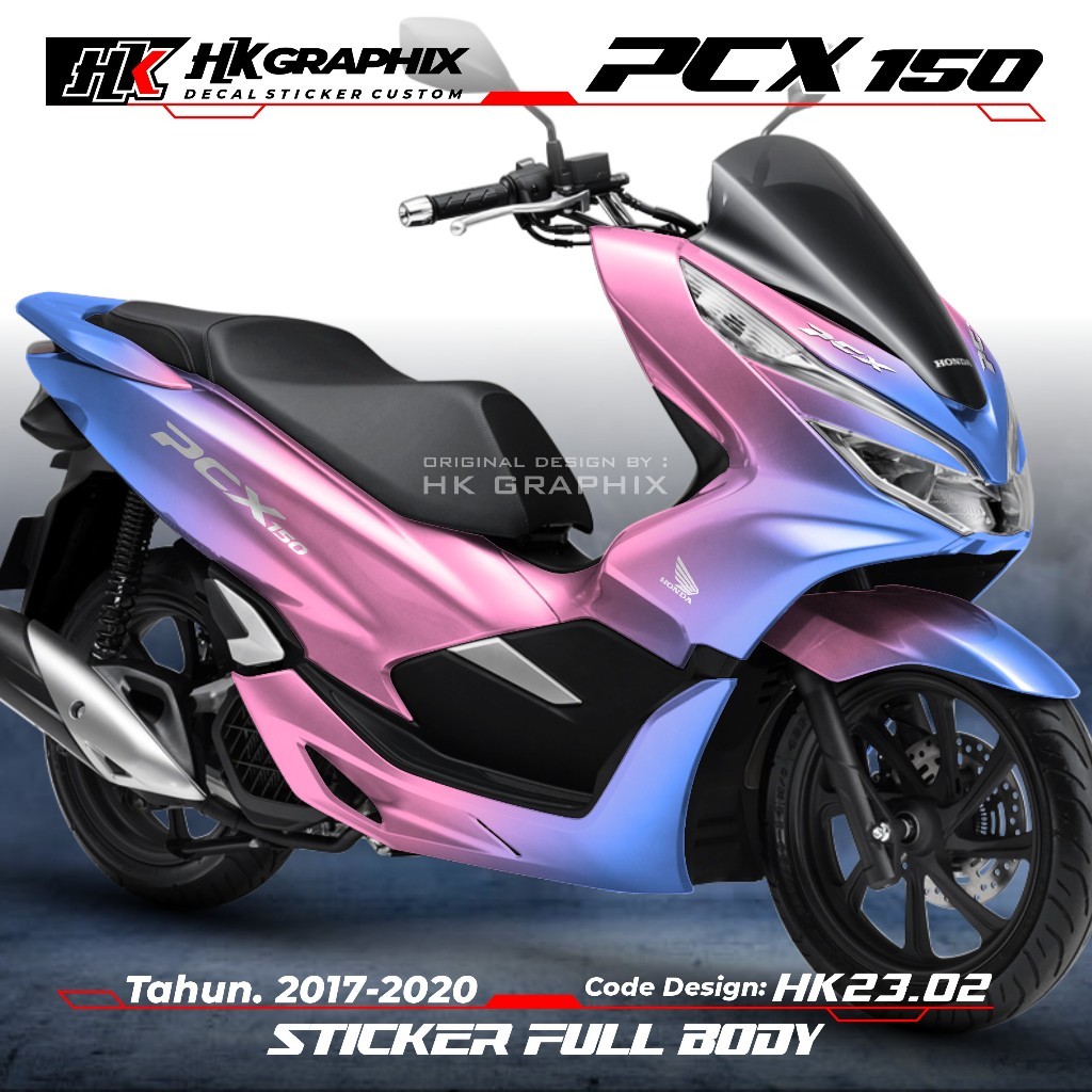 Jual Decal Sticker PCX 150 Full Body 2017 2018 2019 2020 Motif Gradasi ...
