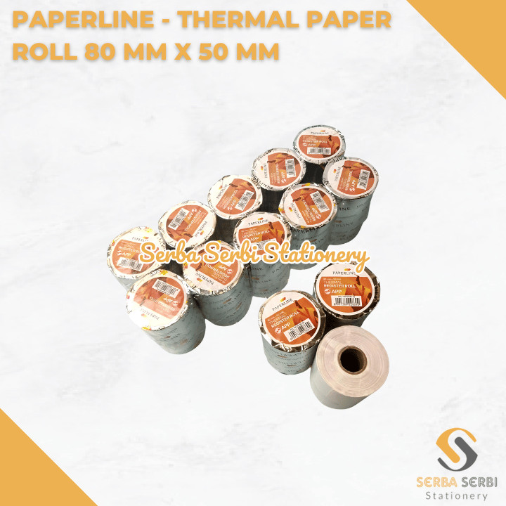 Jual GROSIR (1 PAK ISI 10 BIJI) PAPERLINE - THERMAL PAPER ROLL ...