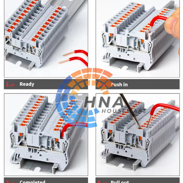 Jual Terminal Block Blok PT 2,5 Push In Spring Schrewles | Shopee Indonesia