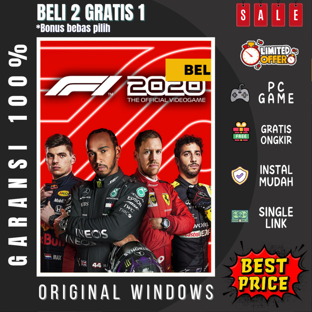 Jual F1 2020 - GAME PC - GAME LAPTOP - PC GAMES - BELI 2 GRATIS 1 ...