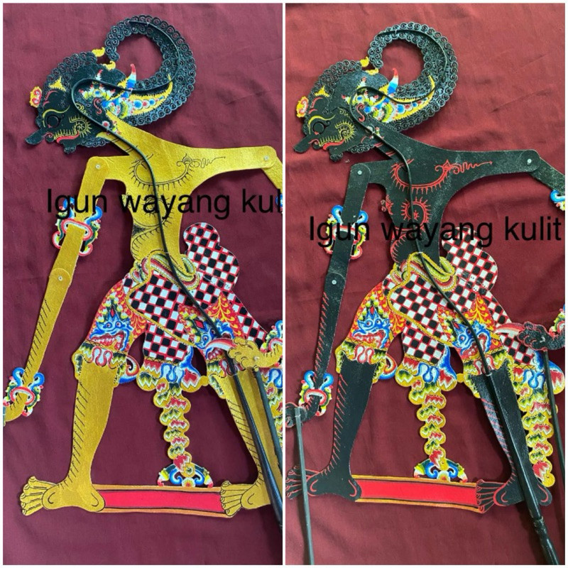 Jual Wayang KULIT SAPI Asli | Tokoh perwayangan Werkudoro/bima ...