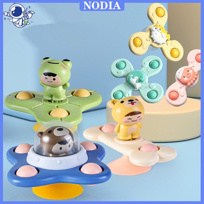 Jual 【𝐍𝐨𝐝𝐢𝐚 𝐓𝐨𝐲𝐬】(COD) 3PCS Mainan Spinner Bayi Fidget Rattle Teether ...