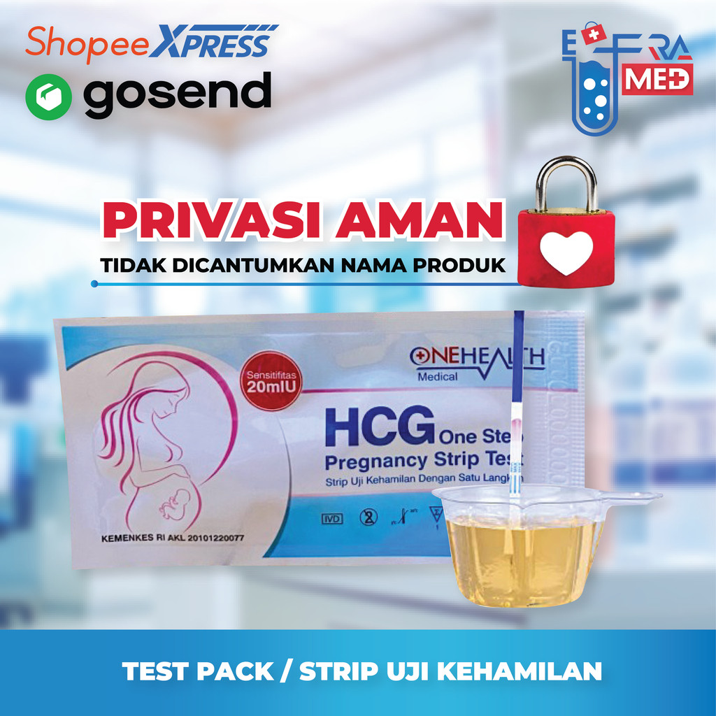 Jual HCG Onehealth Alat Tes Kehamilan Alat Test Pack Ecer | Shopee ...