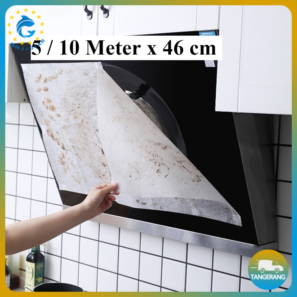 Jual 5 Meter 10 Meter x 46 cm Carbon Filter Cooker Hood Oil Proof ...