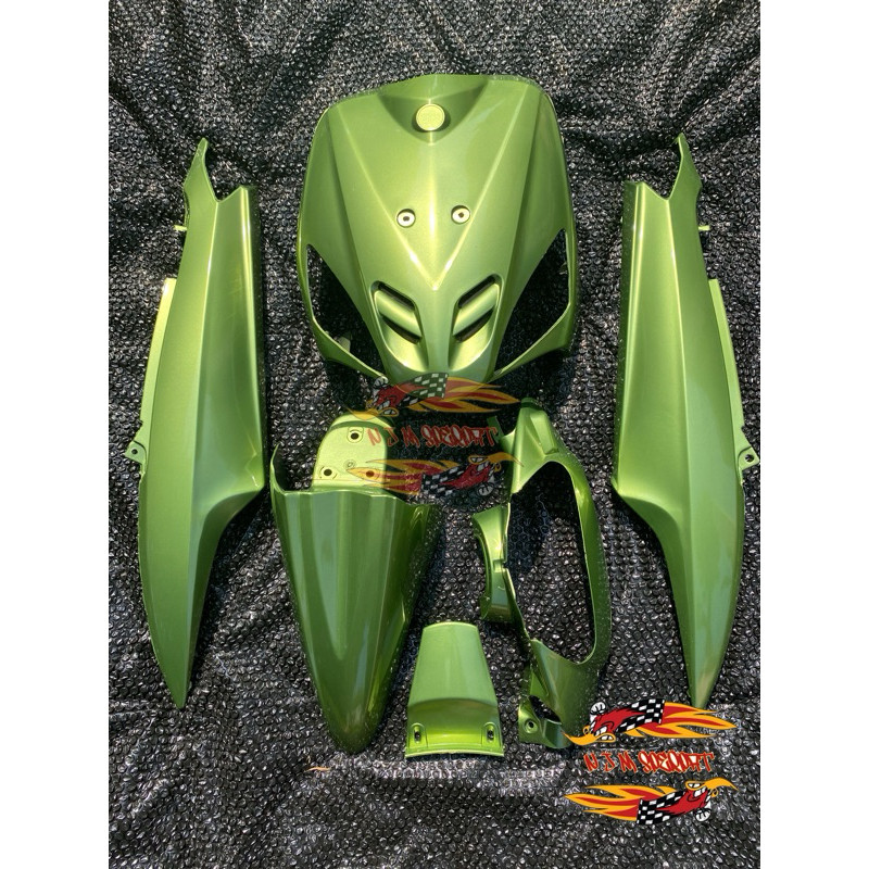 Jual COVER FULL BODY HALUS YAMAHA MIO SPORTY WARNA MILENIUM JADE GREEN ...
