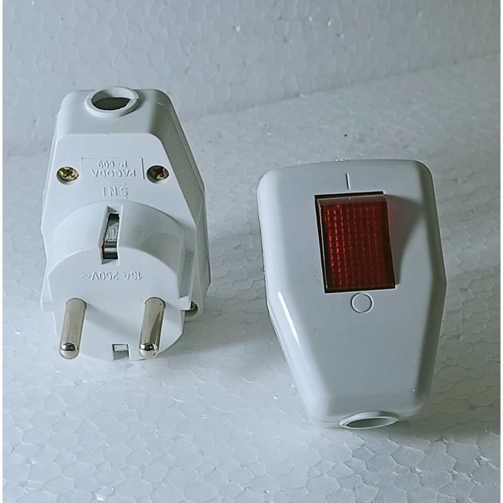 Jual Steker Colokan Cok Listrik Arde lampu | Shopee Indonesia