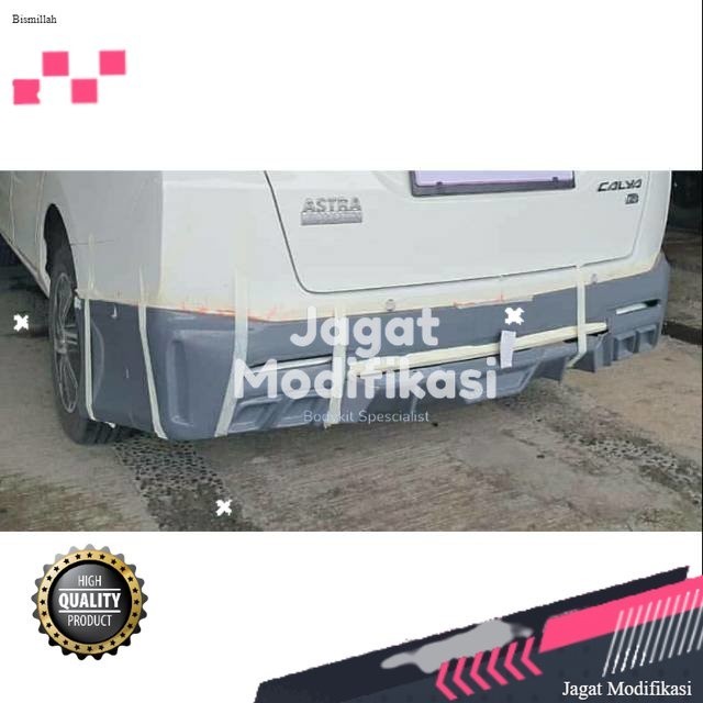 Jual Upgrade Body Kit toyota calya Bodykit CALYA 2019 belakang materila ...