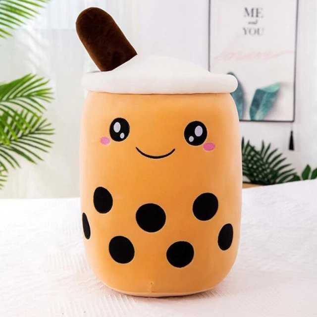 Jual Boneka Viral bentuk Minuman Boba Bubble Milk Tea ukuran super ...