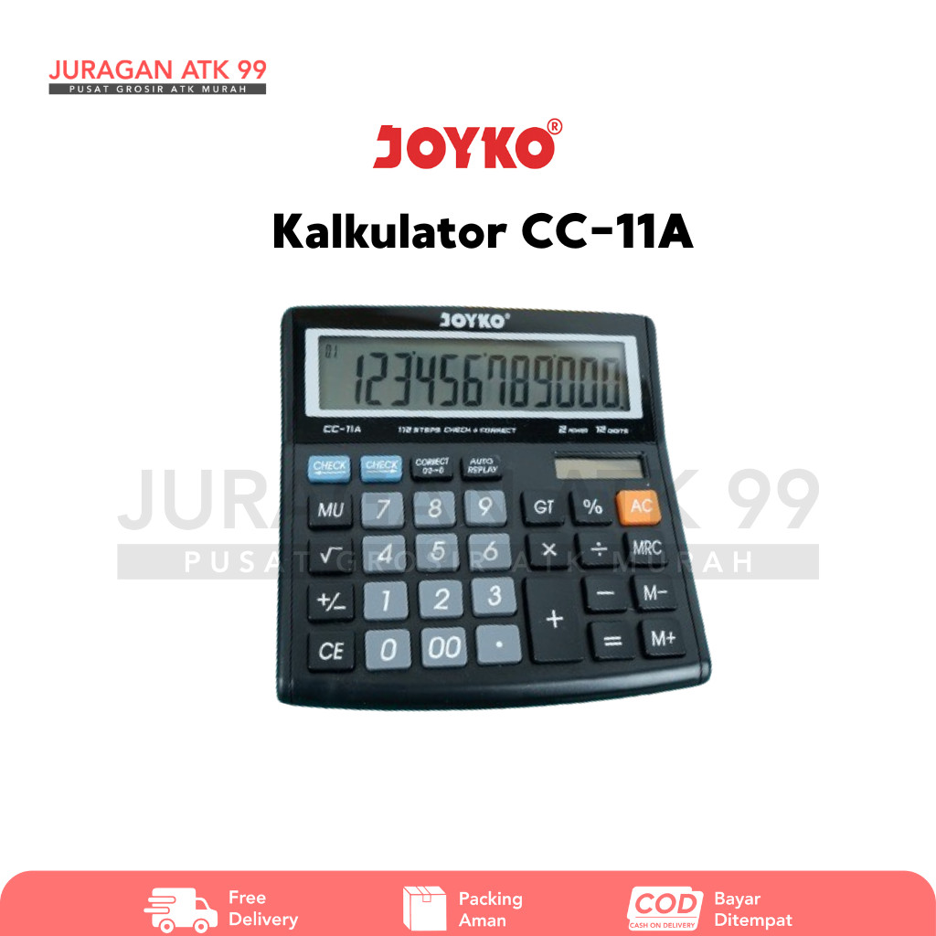 Jual Electronic Calculator Joyko Kalkulator Elektronik Joyko CC-11A ...
