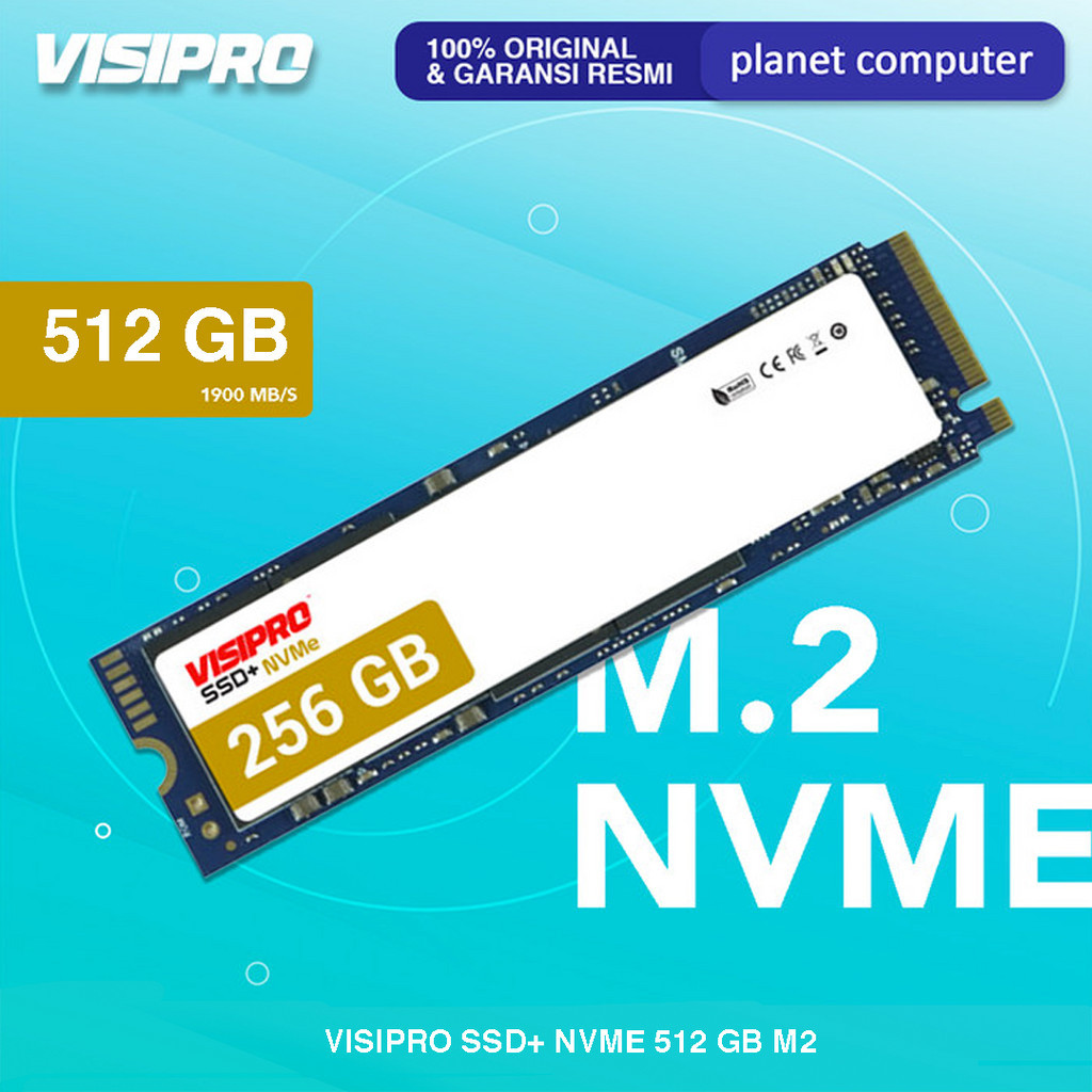 Jual VISIPRO SSD+ M.2 NVME 512GBB 3D NAND ORIGINAL GARANSI RESMI ...