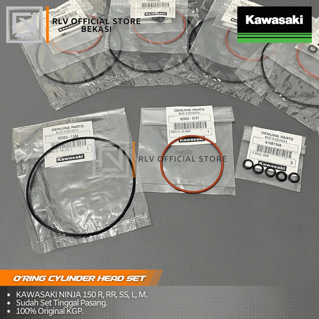 Jual SEAL SIL ORING HEAD NINJA/ORING BLOK NINJA/SIL KOMPLIT HEAD SET ...