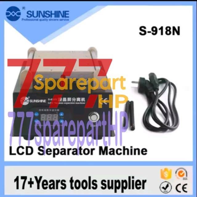 Jual Original Sunshine S-918N Mesin Pemisah LCD Touchscreen Vacuum ...