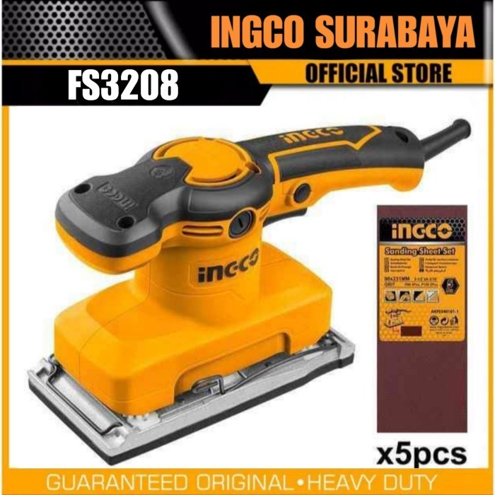 Jual INGCO FS3208 MESIN AMPLAS SANDER PERSEGI PANJANG | Shopee Indonesia