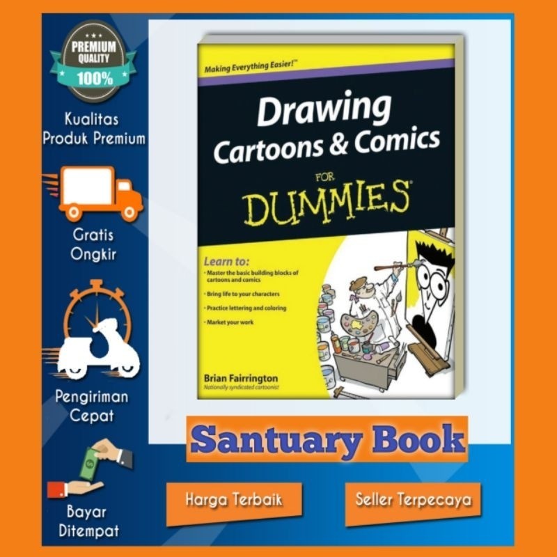 Jual Drawing Cartoon & Comic For Dummies | Shopee Indonesia