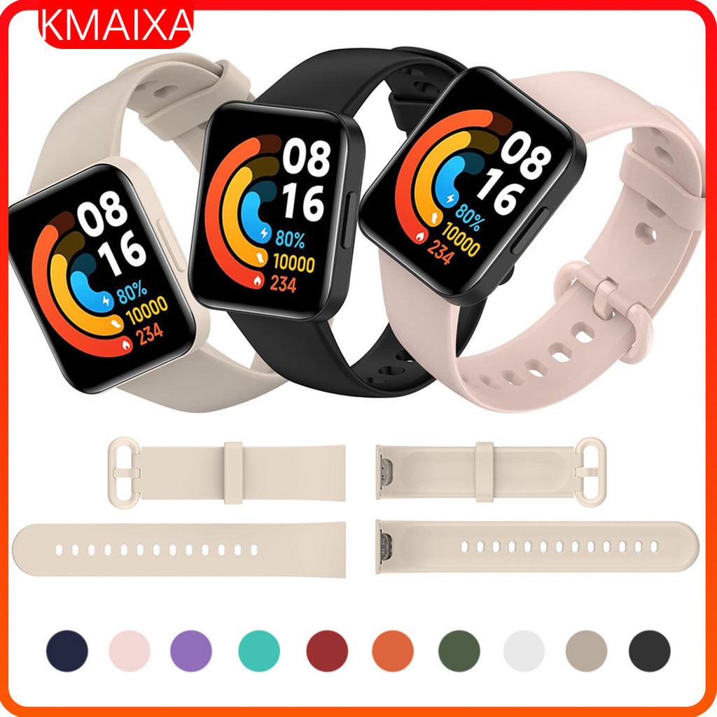 Jual Strap for Redmi Watch 2 Lite Silicone Sport Tali Pengganti Xiaomi Mi Watch Lite 1 2 Bahan ...