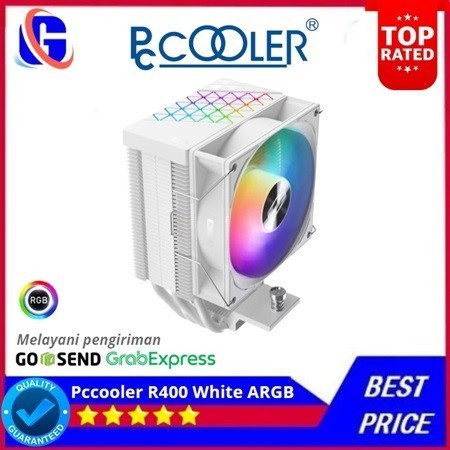 Jual CPU Cooler Processor Pccooler R400 White ARGB For AMD Intel ...