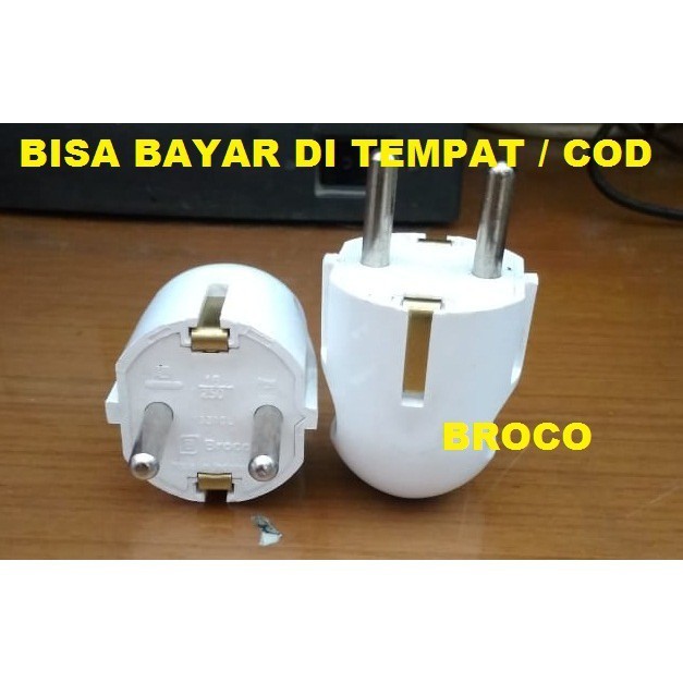 Jual steker arde broco / colokan arde bulat broco 13310 L | Shopee ...