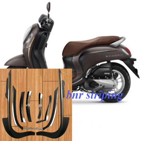 Jual Striping scoopy scopy stiker honda scoopy fi stylish thn 2022 2023 ...