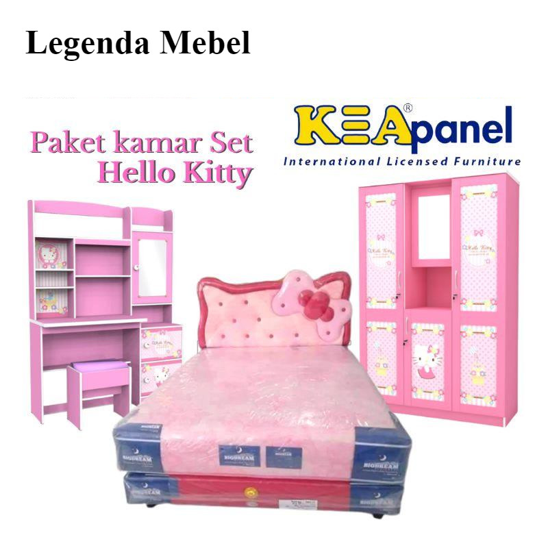 Jual "( Bisa COD )" Paket Kamar Set Anak Furniture Kamar Set / Spring ...