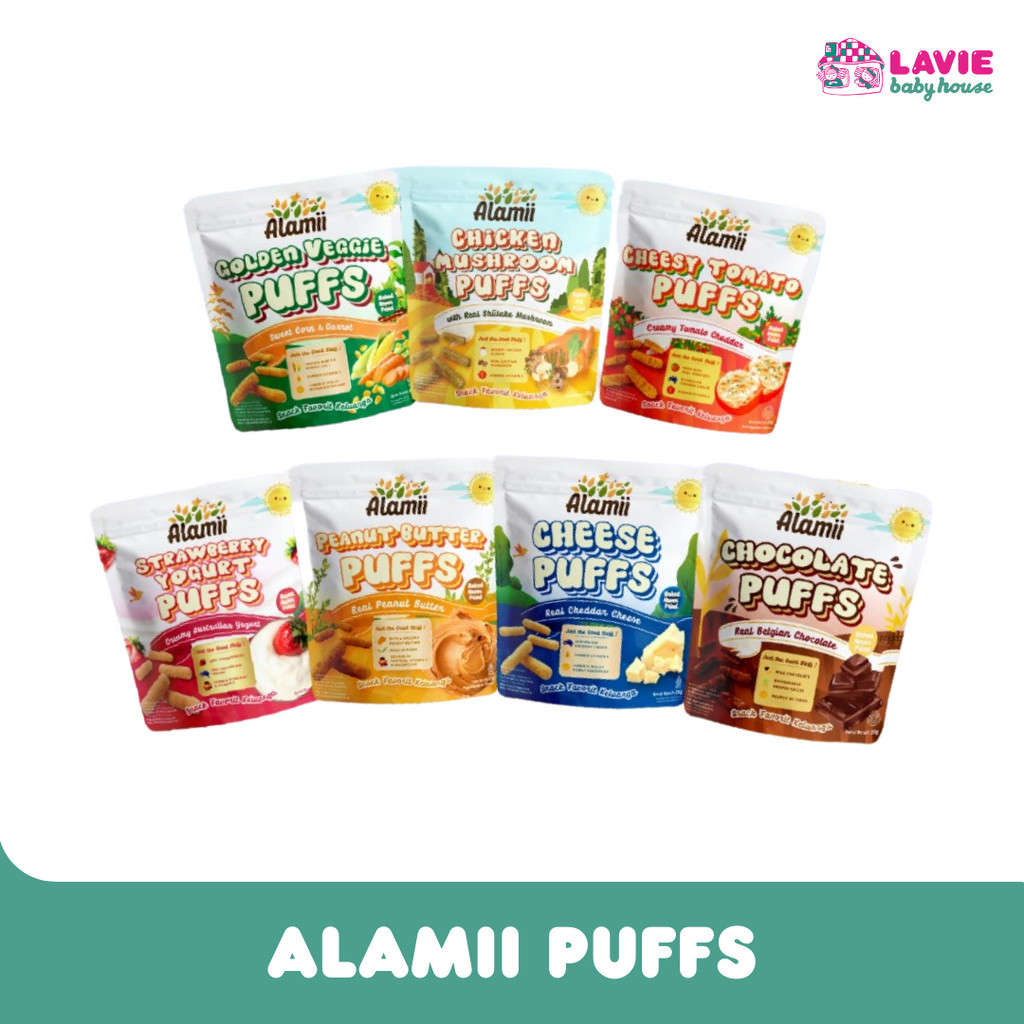 Jual Alamii Puffs - Snack Bayi Puff Cemilan Bayi Makanan Anak | Shopee ...