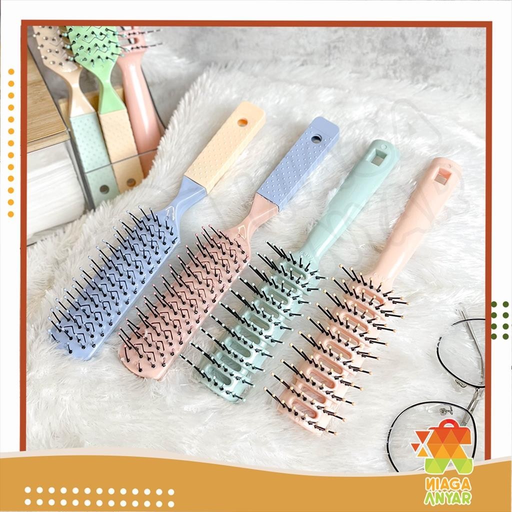 Jual NA Sisir Rambut Setengah Blow Roll Salon / Brush Vented Blow Dry ...