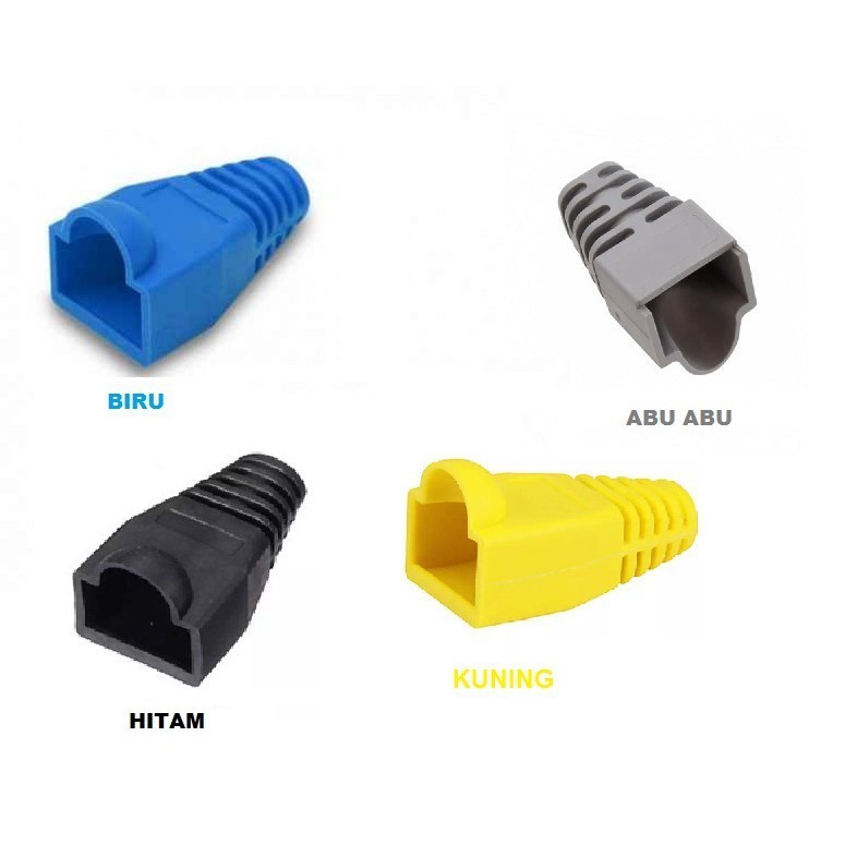 Jual PLUG BOOT RJ45 / COVER RJ 45 / PELINDUNG RJ45 | Shopee Indonesia