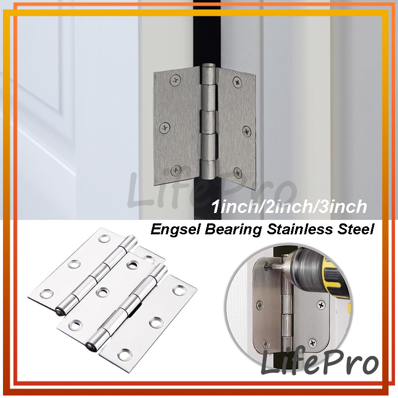 Jual Engsel Bearing Stainless Steel 1 2 3 Inch / Engsel Pintu Jendela ...