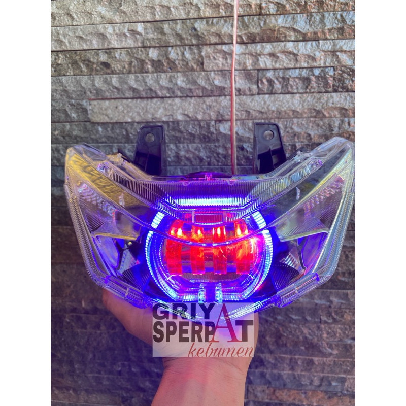 Jual LAMPU DEPAN BEAT DELUXE BEAT LED 2020-2022 BILED PROJIE | Shopee ...