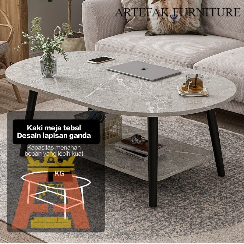 Jual Artefak Furniture Meja Tamu/Meja Cafe/Meja Sudut/Nordik Table Tingkat 2 Kotak/Meja Sudut ...