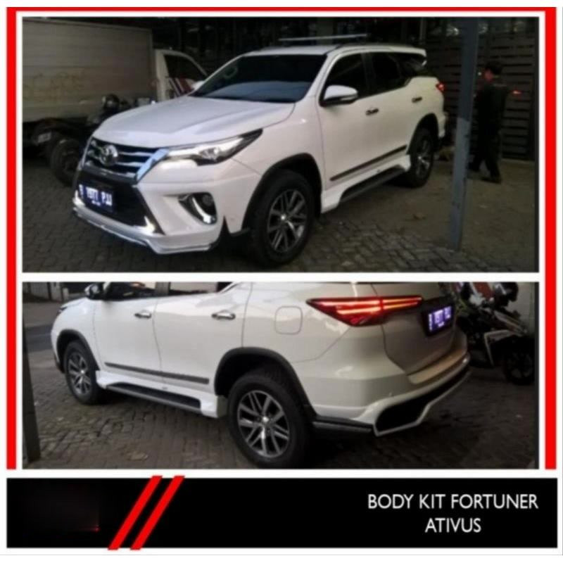 Jual bodykit fortuner ativus bahan duraflex bahan saja tanpa cat grt indonesia sl17 | Shopee ...