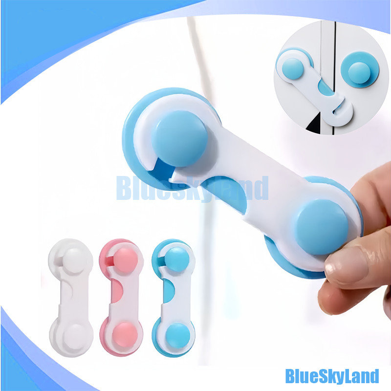 Jual 5PCS Kunci Pengaman / Lemari Kulkas Laci Meja Baby Safety Belt ...