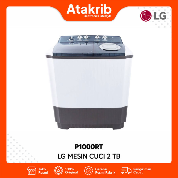 Jual LG MESIN CUCI 2 TB P1000RT / P1000 10Kg | Shopee Indonesia