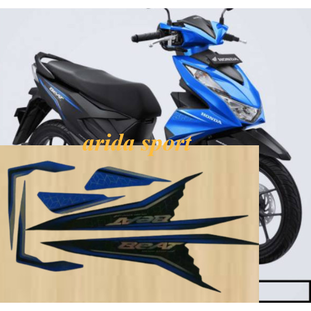 Jual Striping sticker lis body honda beat led esp fi cbs iss 2020 2021 ...