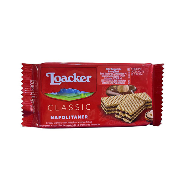 Jual WAFER LOACKER NAPOLITAN 45 GR | Shopee Indonesia